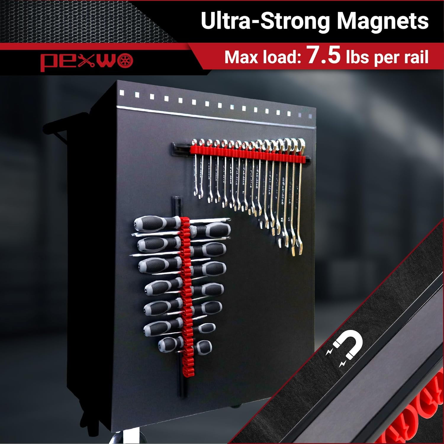 TYHREF-Magnetic Screwdriver Organizer and Wrench Organizer, 2-PC ...