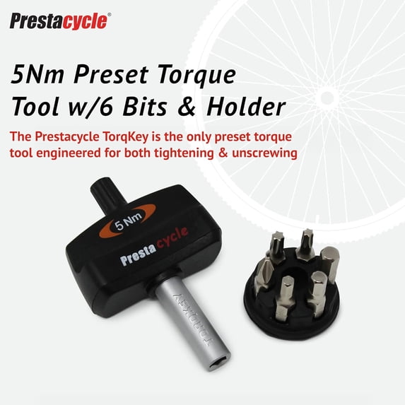 TYHREF-Mini Bike TorqKeys - Preset Torque Tool w/6 Bits & Holder ...