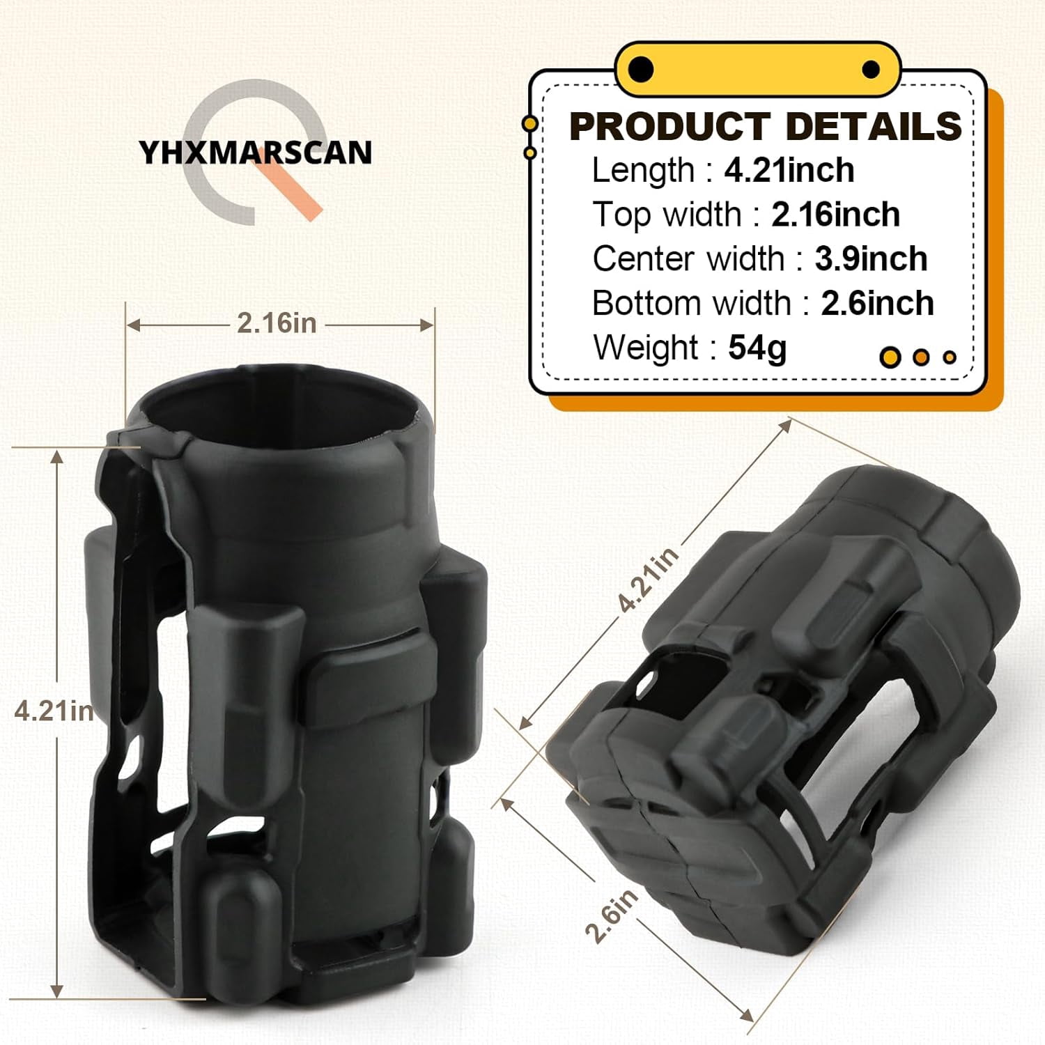 TYHREF-PB921-22-23B Protective Boot for DEWALT DCF921 DCF922 DCF923 ...