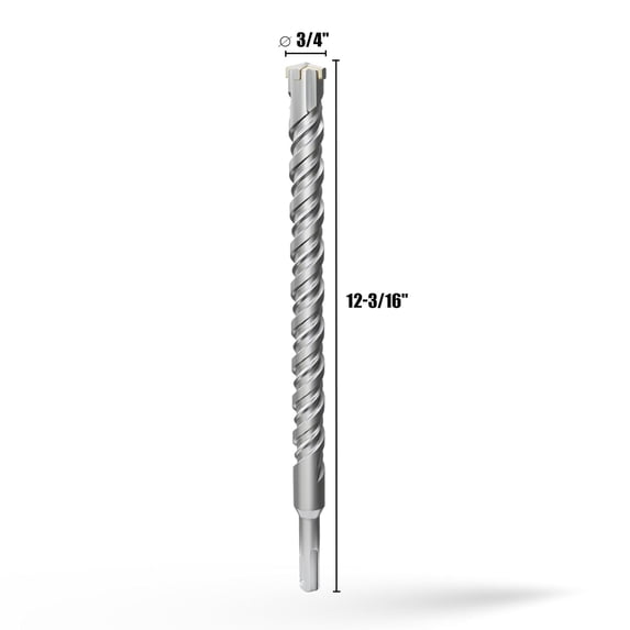 TYHREF-SDS Plus Rotary Hammer Drill Bit 3/4"x12.2", Professional ...