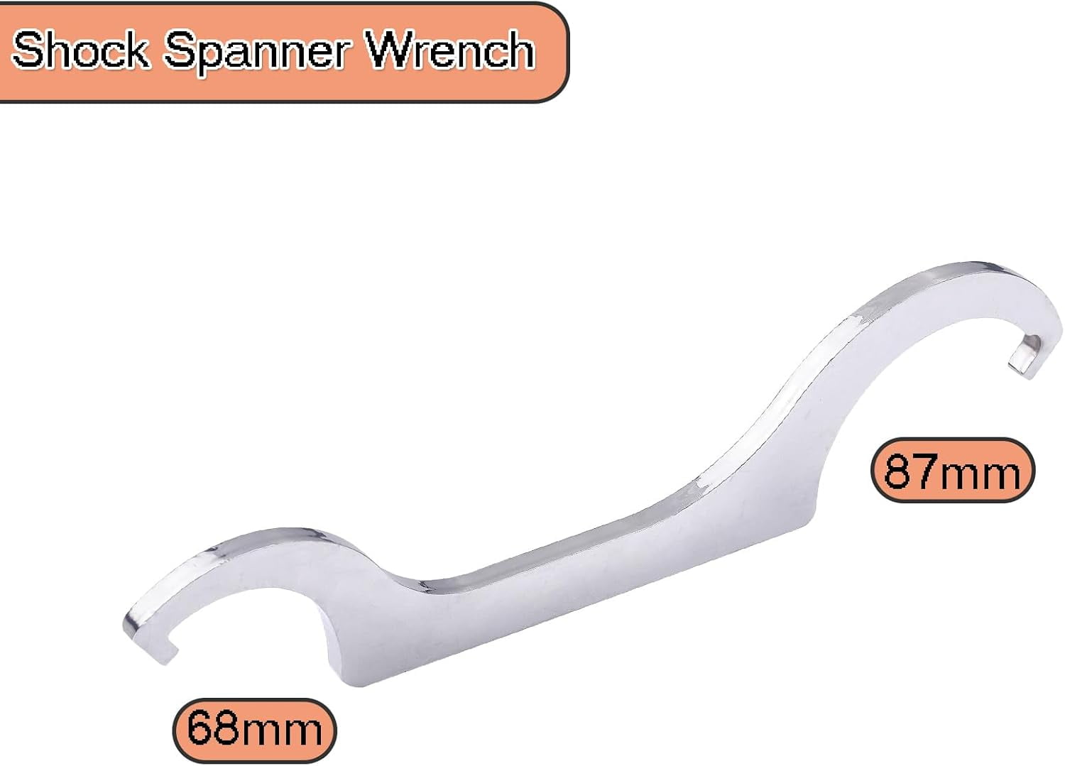 TYHREF-Shock Spanner Wrench,Motorcycle Shock Wrench -68mm and 87mm,Pin ...