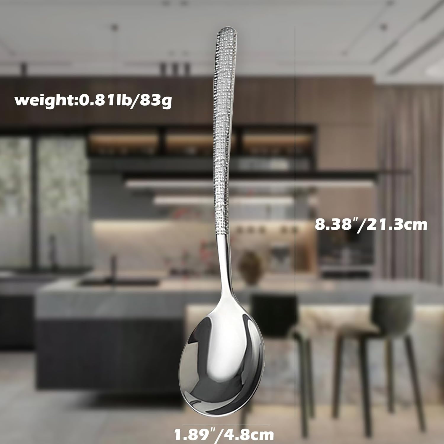 TYHREF-Soup Spoons, Premium 18/10 Stainless Steel Large Round Spoons ...