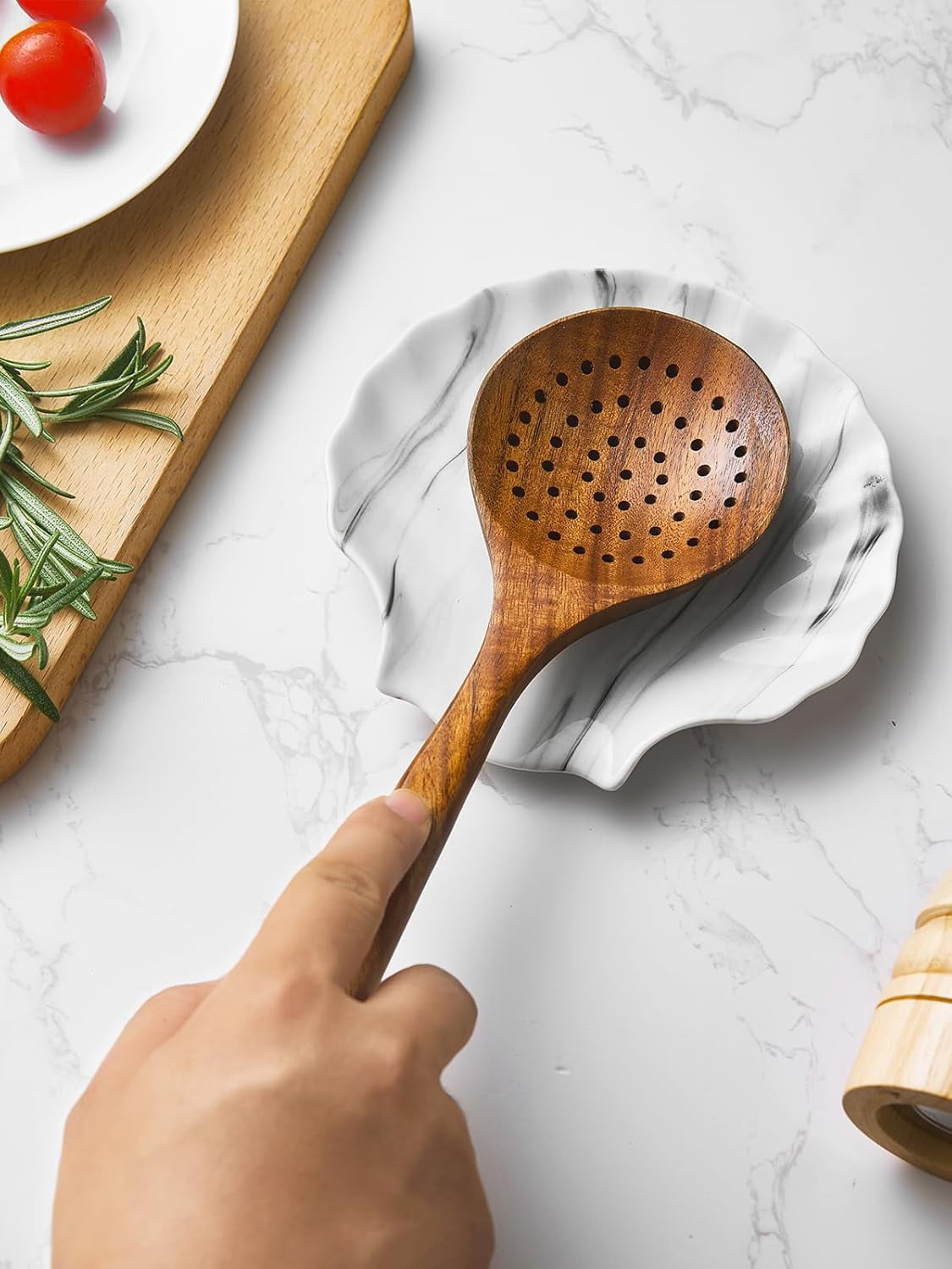 TYHREF-Spoon Rest for Stove Top, Ceramic Spoon Holder for Counter ...