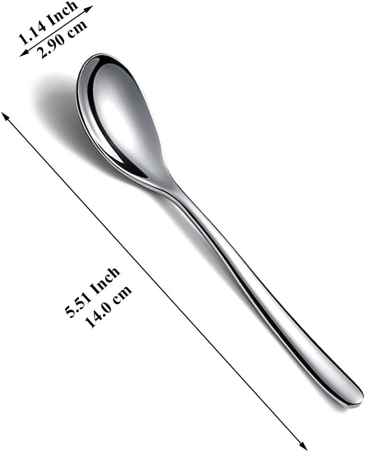 TYHREF-Teaspoons Set of 24, Stainless Steel Coffee Spoon, Spresso ...