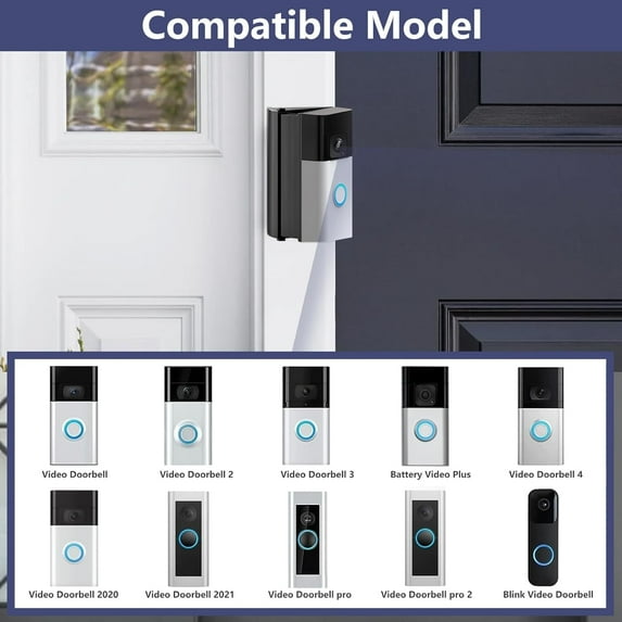 TYHREF-Video Doorbell Camera Angle Mount Compatible with Battery ...