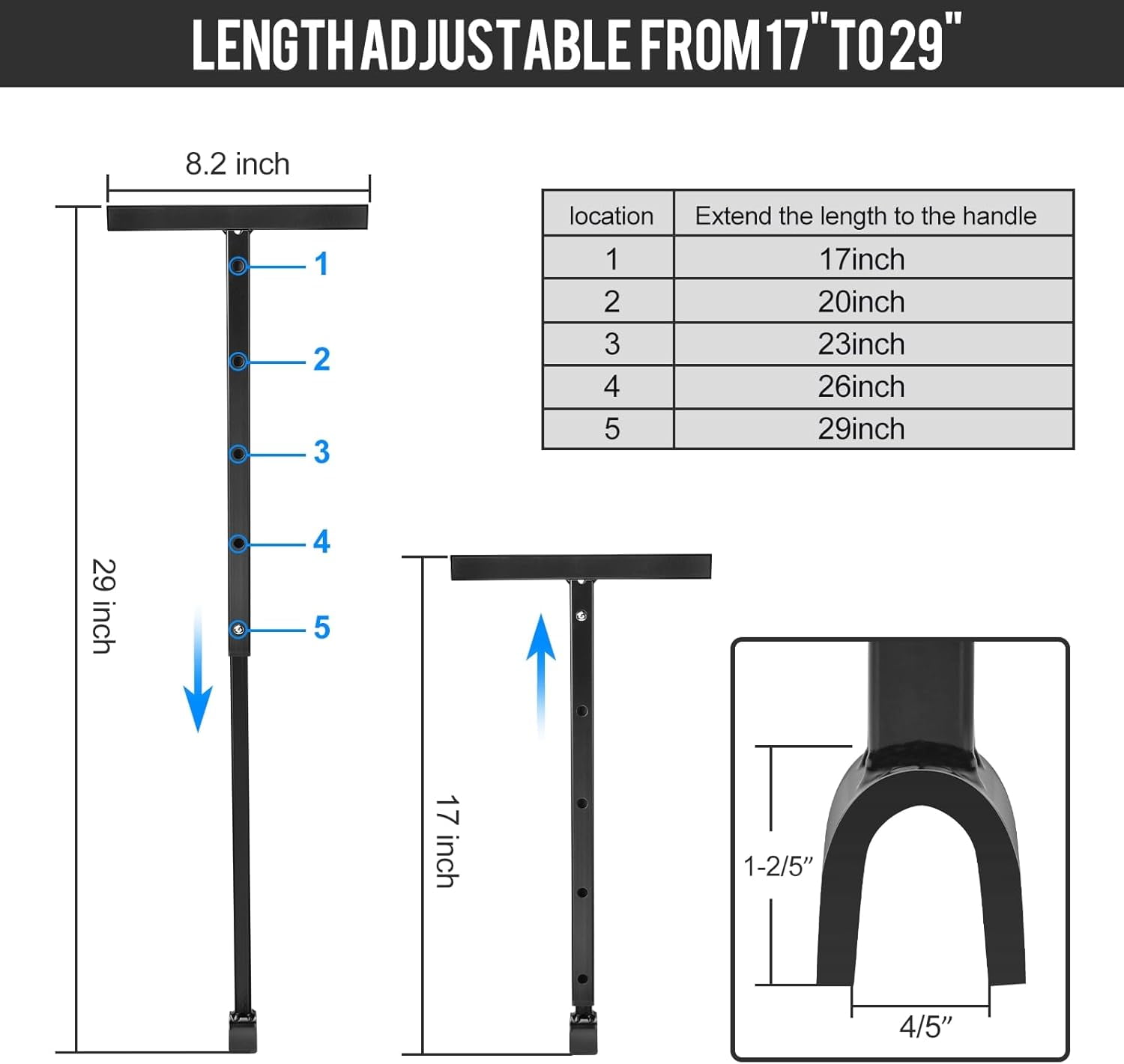 TYHREF-Water Meter Key 29 Inch with 4-Way Utility Key, Adjustable ...
