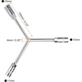 TYHREF-Y-Shaped 3 Way Socket Wrench 11mm 13mm 15mm Long Arm Y-Type 6 ...