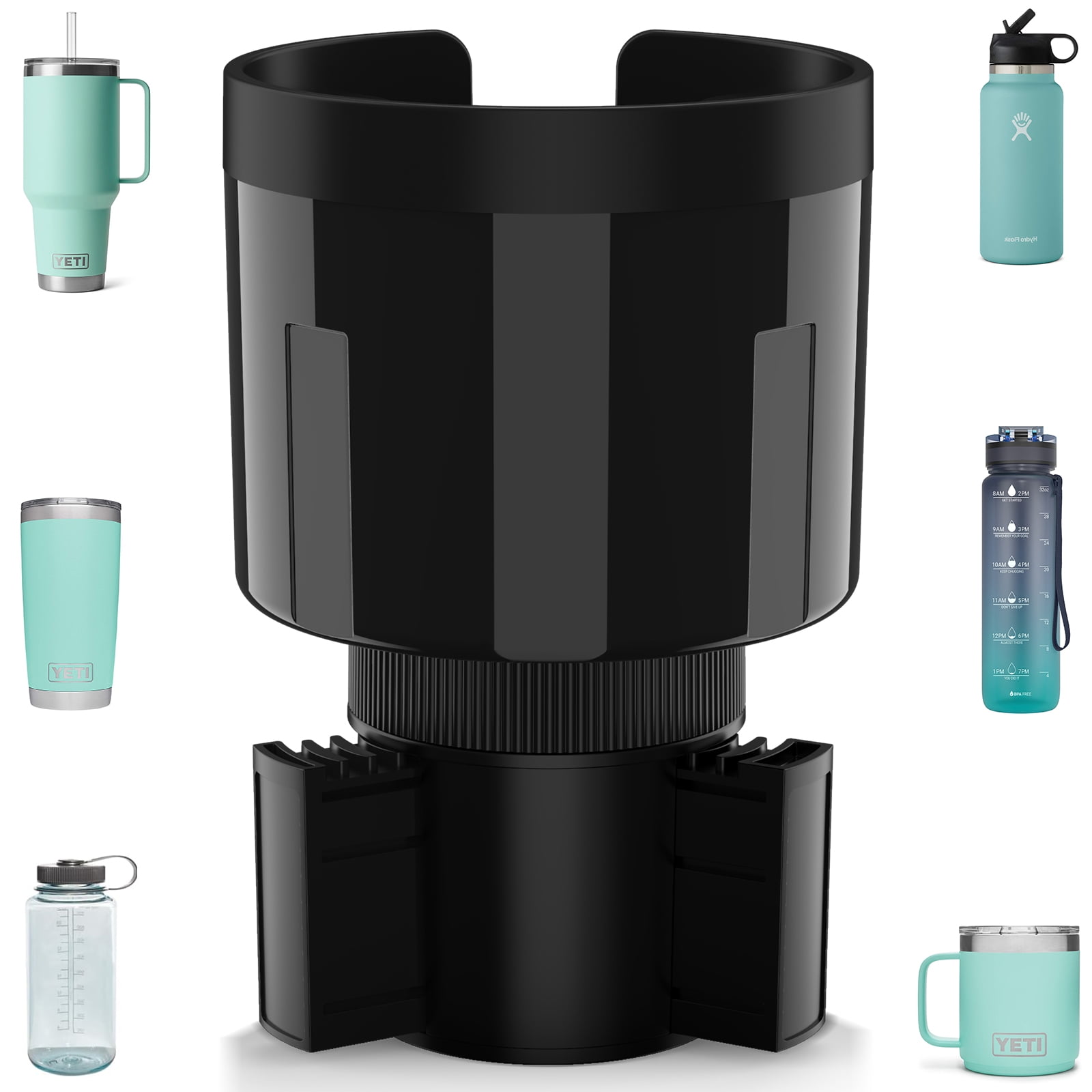 "TYKOR Car Cup Holder Expander, Offset Base Cup Holder Extender for 20 ...