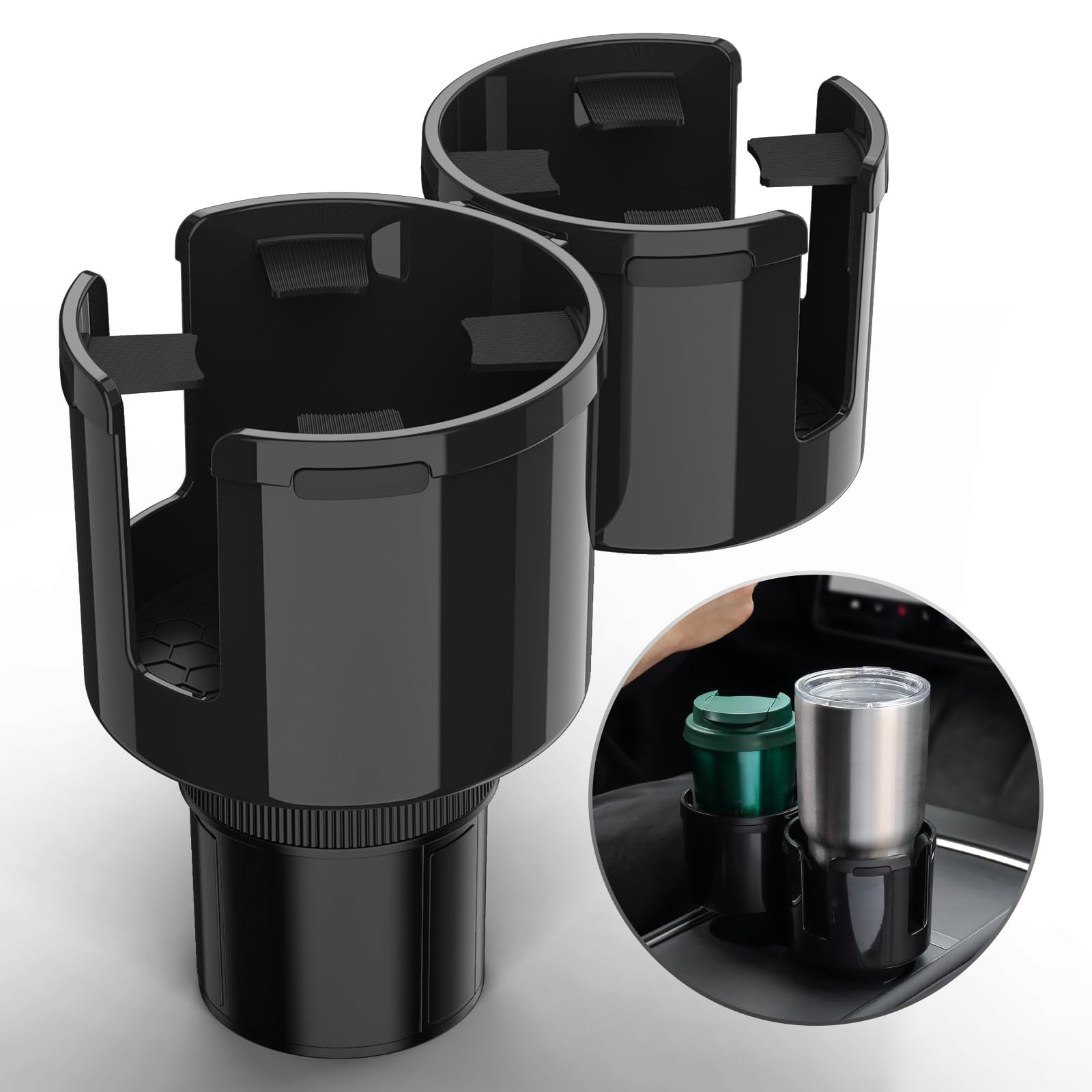 TYKOR Car Cup Holder IFF17 Expander, Cup Holder Extender Adapter for ...