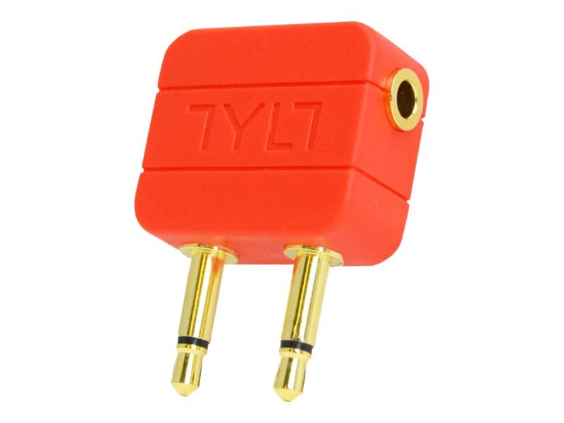 TYLT N-FLIGHT - Airplane audio adapter - mono mini jack (M) to stereo ...