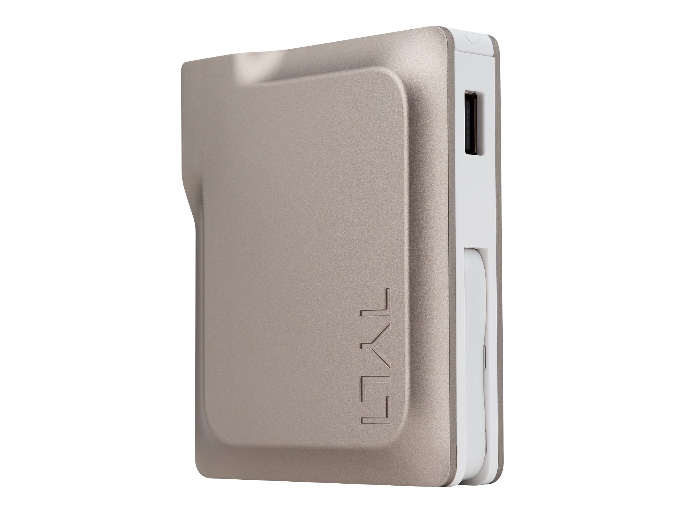 TYLT Smart Charger 3X - Power bank / power adapter - 6700 mAh - 2.4 A ...