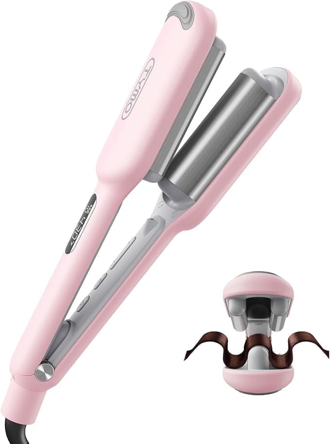 TYMO COMPACT ROVY Curling Iron & Hair Crimper Waver for Short Hair ...