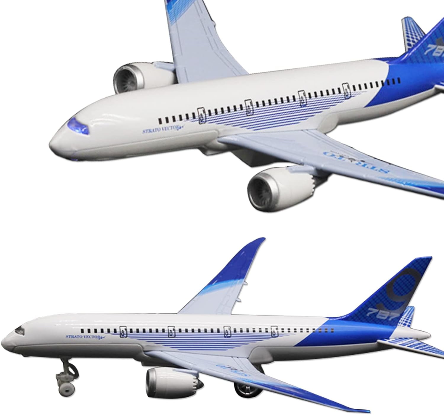 TYMZDYN 1 Pack Airplane Toys Bump and Go Airlines Die Cast Metal Model ...