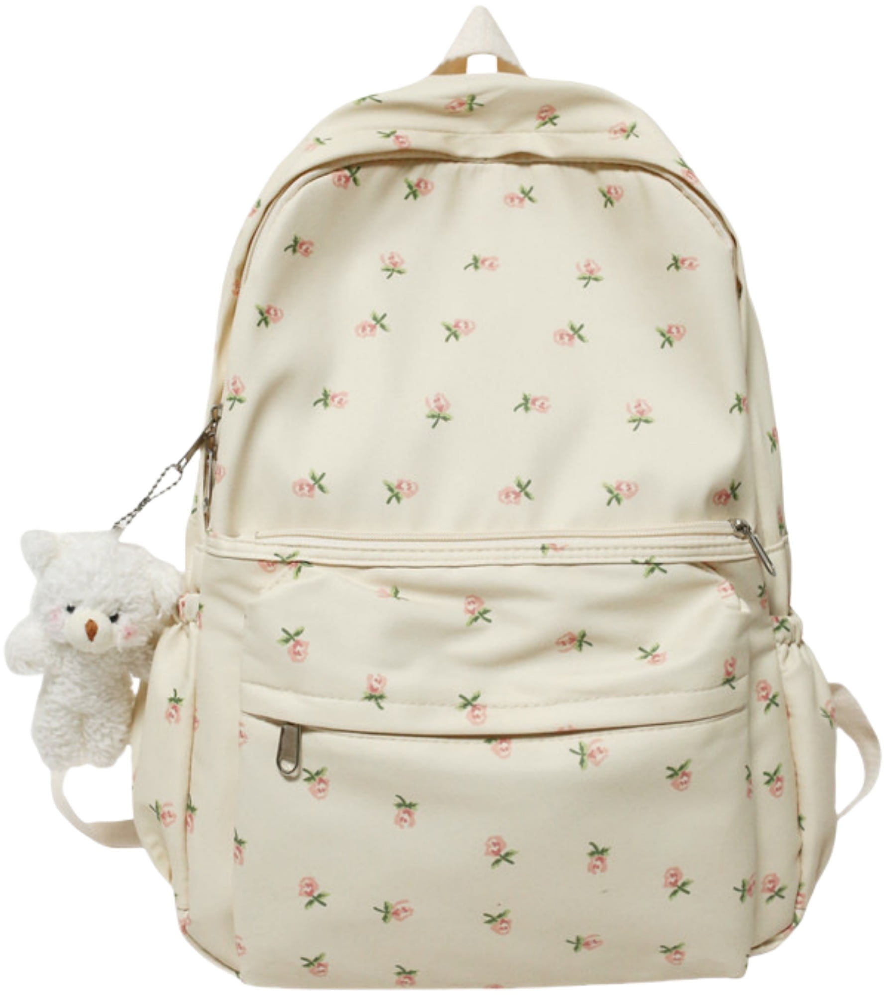 TYMZDYN Cute Backpack Floral Backpack for School Coquette Aesthetic ...