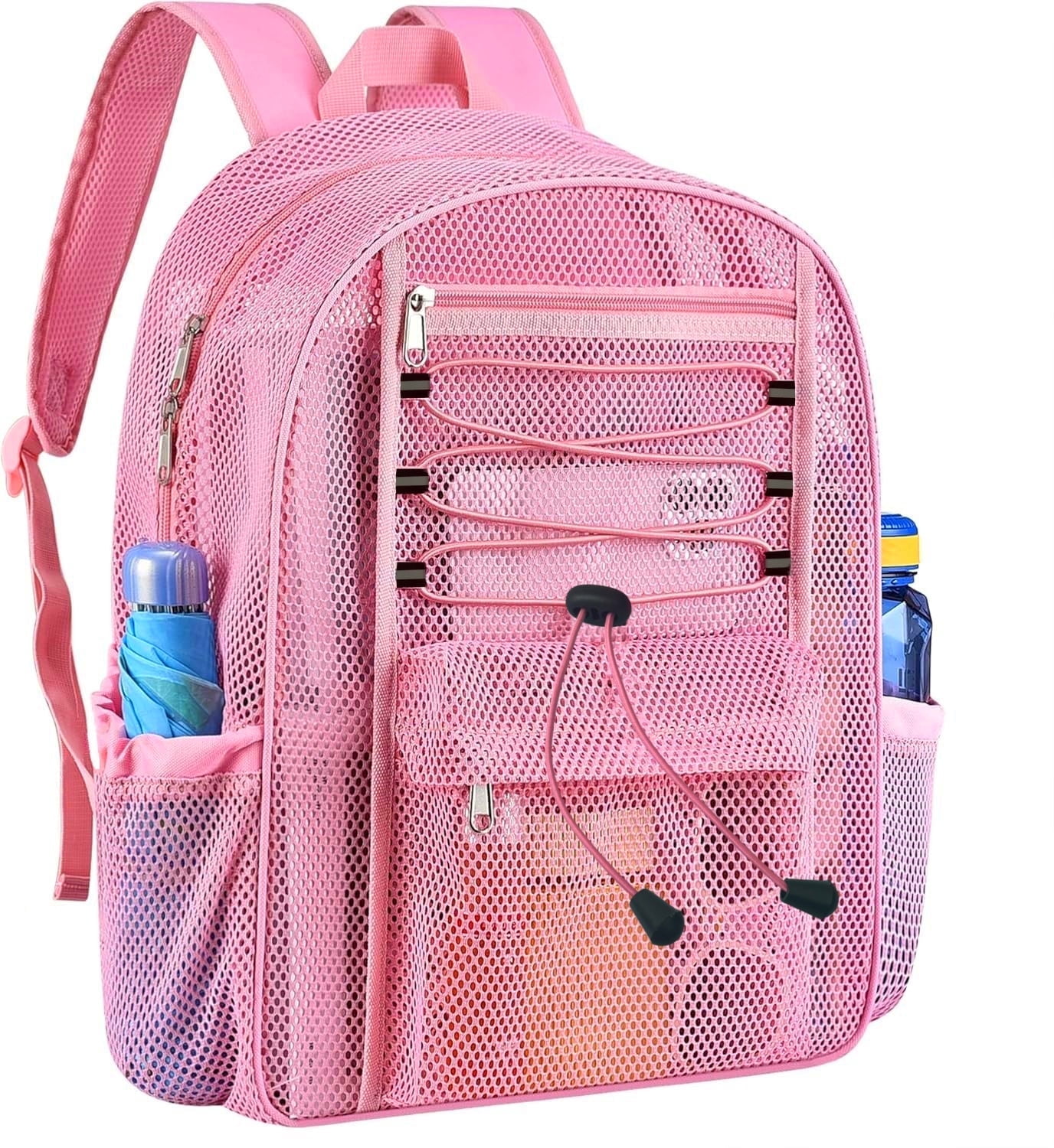 TYMZDYN Heavy Duty Mesh Backpack, See Through College Mesh Backpack ...