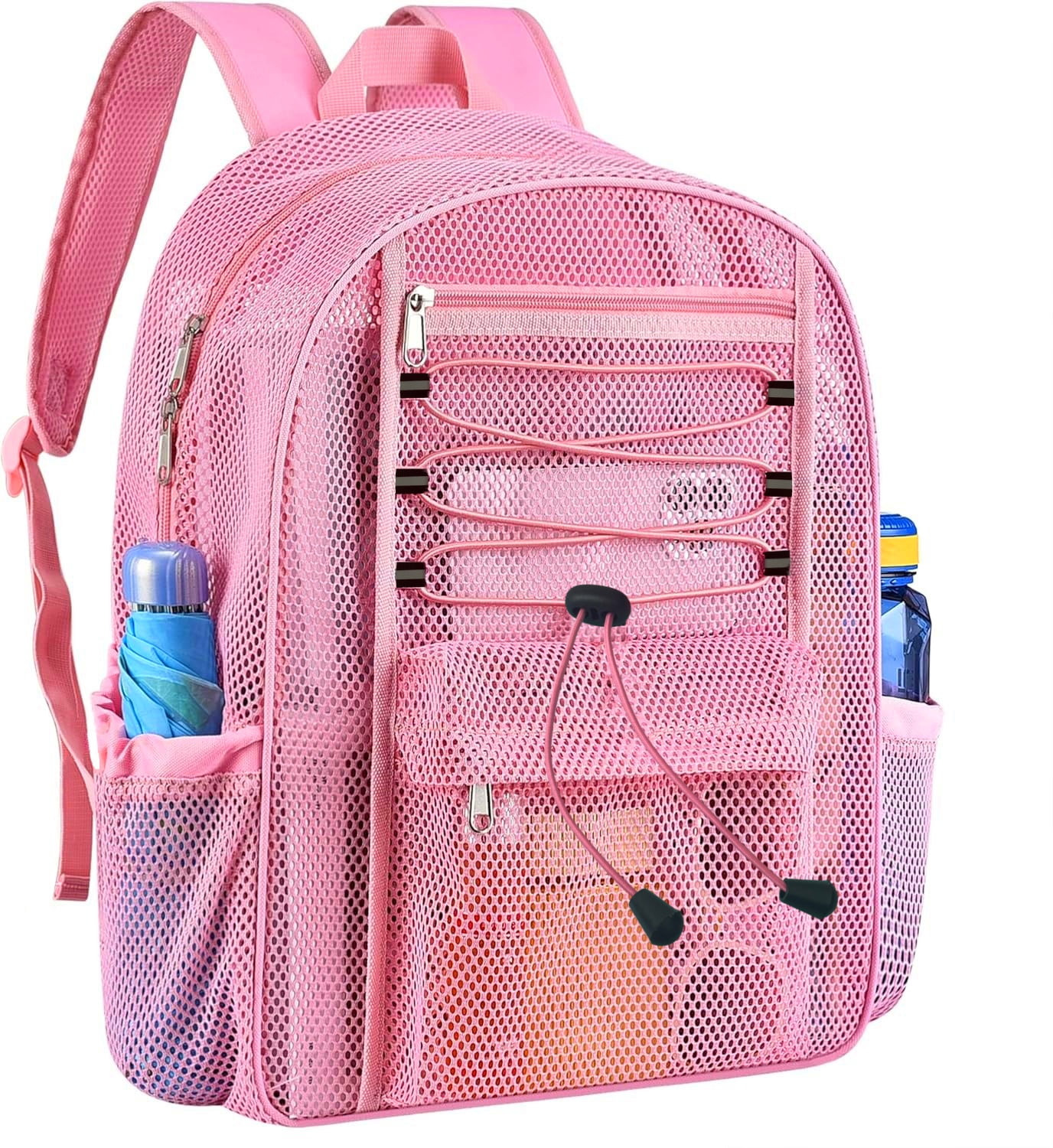TYMZDYN Heavy Duty Mesh Backpack, See Through College Mesh Backpack ...