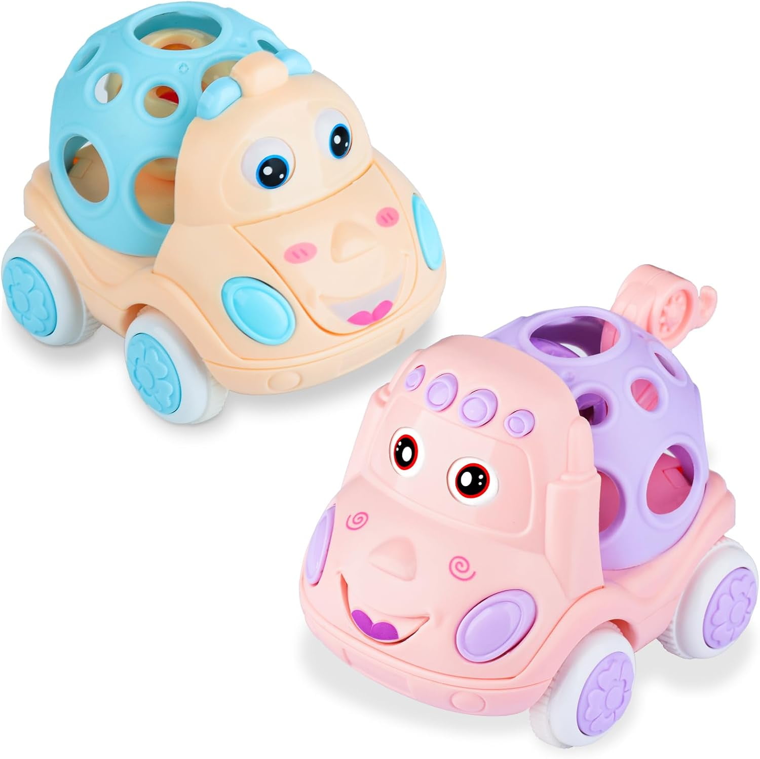 TYMZDYN Toy Cars for Toddlers 1-3 - Baby Car Toys for 3-18 Months, Car ...