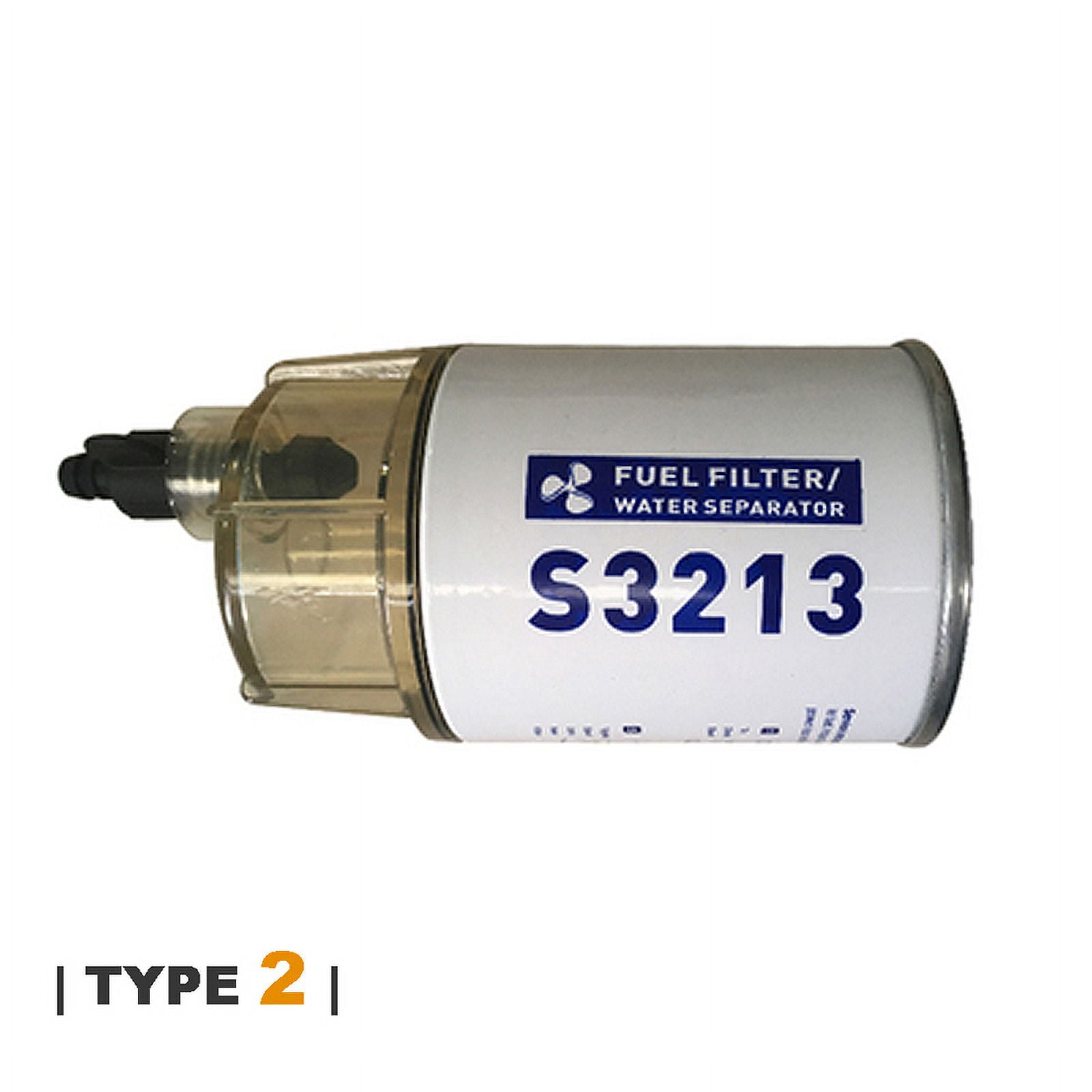 TYPE 2-Outboard Marine Boat Fuel Filter, Diesel Fuel Water Separator ...