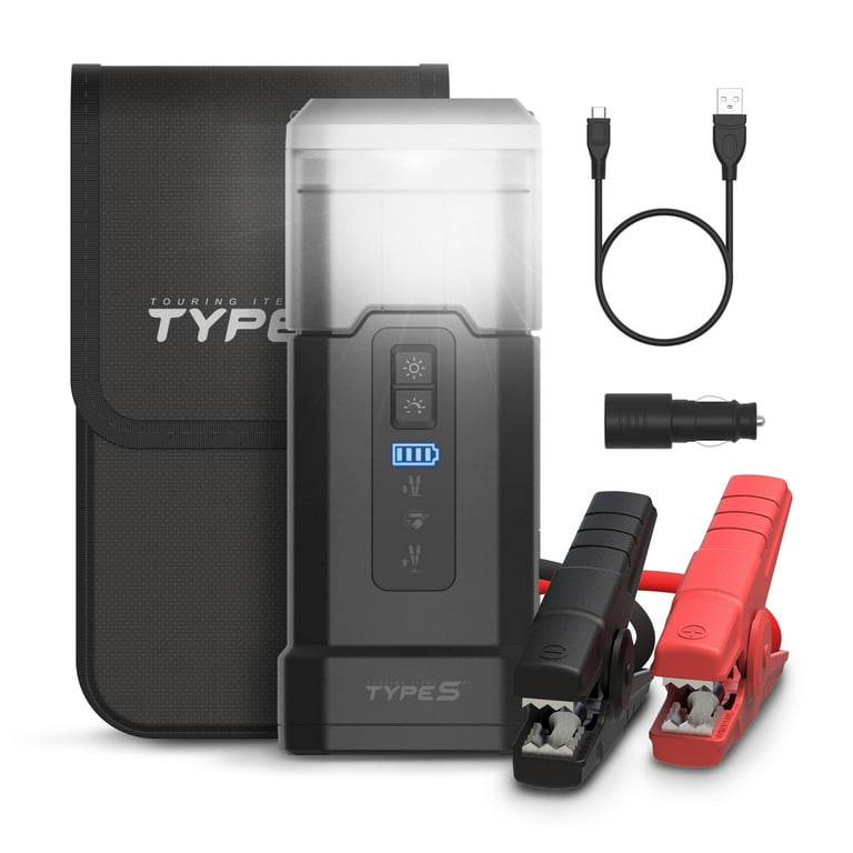 Battery charger and jump starter combo store