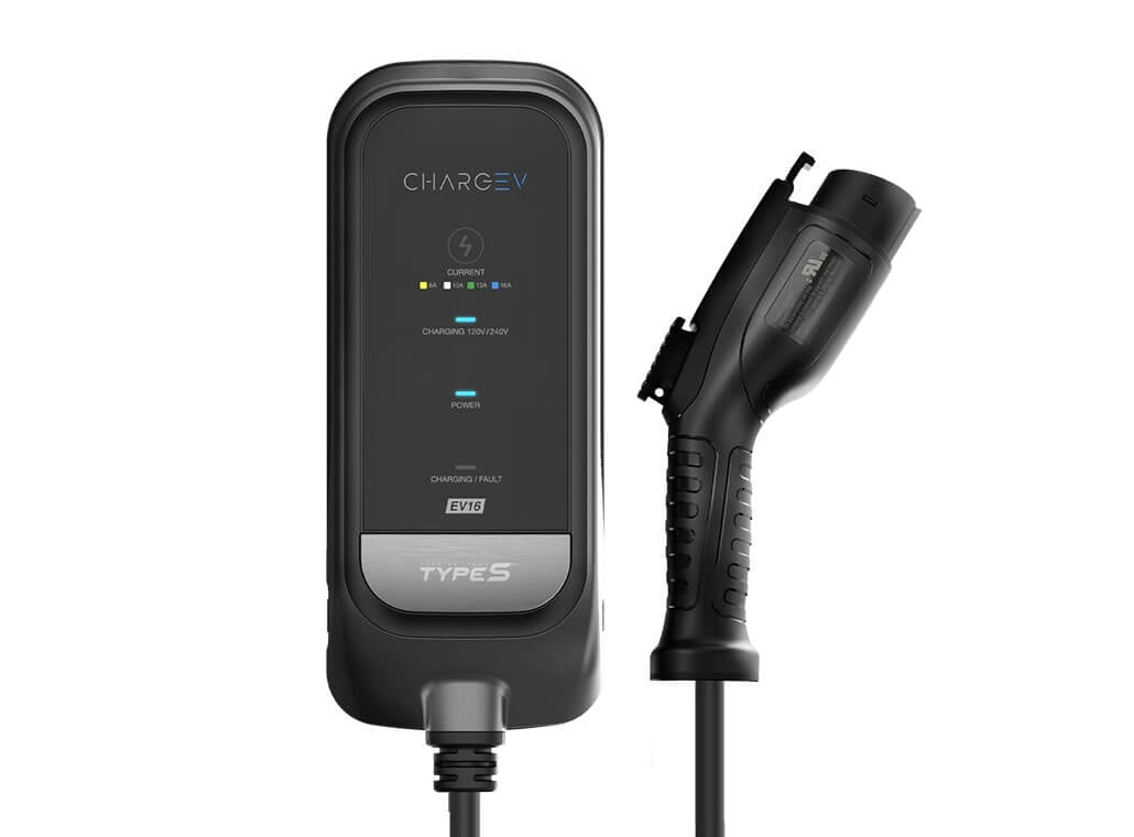 TYPE S 16A Level 1 EV Charger – 120V Portable Home EV Station ...
