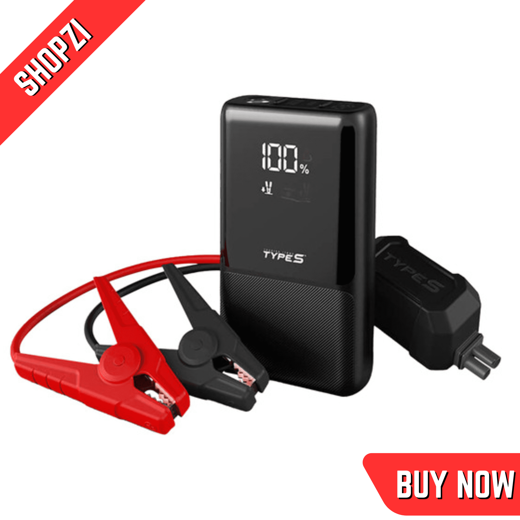 TYPE S 8600mAh Jump Starter & Portable Power Bank 2-in-1 Jump Starter ...