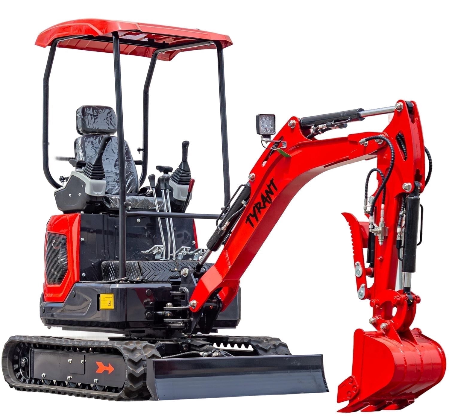 TYPHON TYRANT 17 Mini Excavator 3800 lbs, EPA Certified Kubota Engine ...