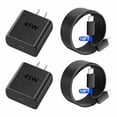 TYPPKMM 45W USB C Wall Charger, Fast Charging Power Adapter, Compatible ...
