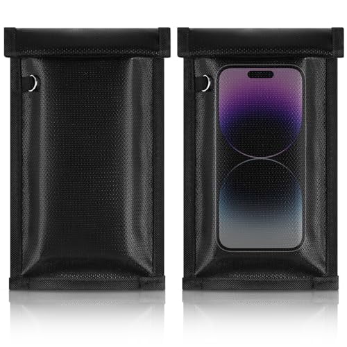 TYPPKMM Faraday Bag 2-Pack, Signal Blocking Pouch for Smartphones and ...