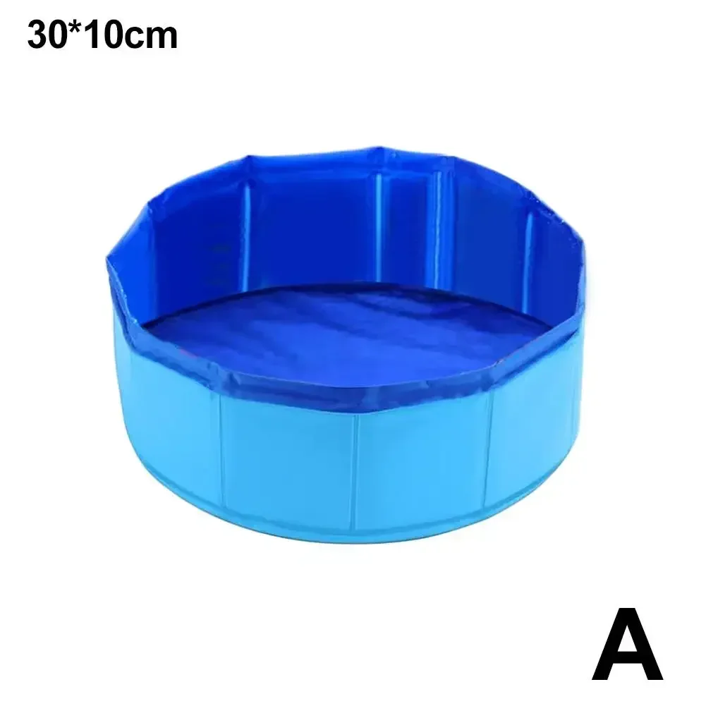 TYPPKMM Foldable Pet Pool with Underwater Toys, Portable Splash Pool ...