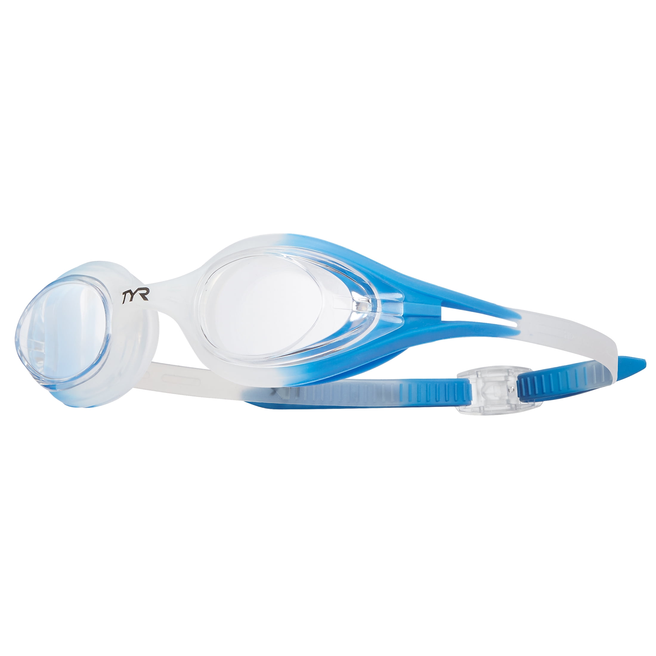 TYR Adult Fit Hydra Flare Swim Goggle - Clear/Blue - Walmart.com