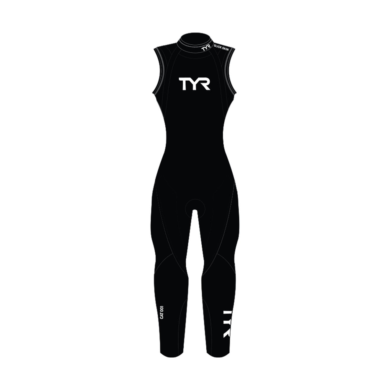 TYR Hurricane Cat 1 Sleeveless Wetsuit - Black Men's Small/Medium - Walmart.com