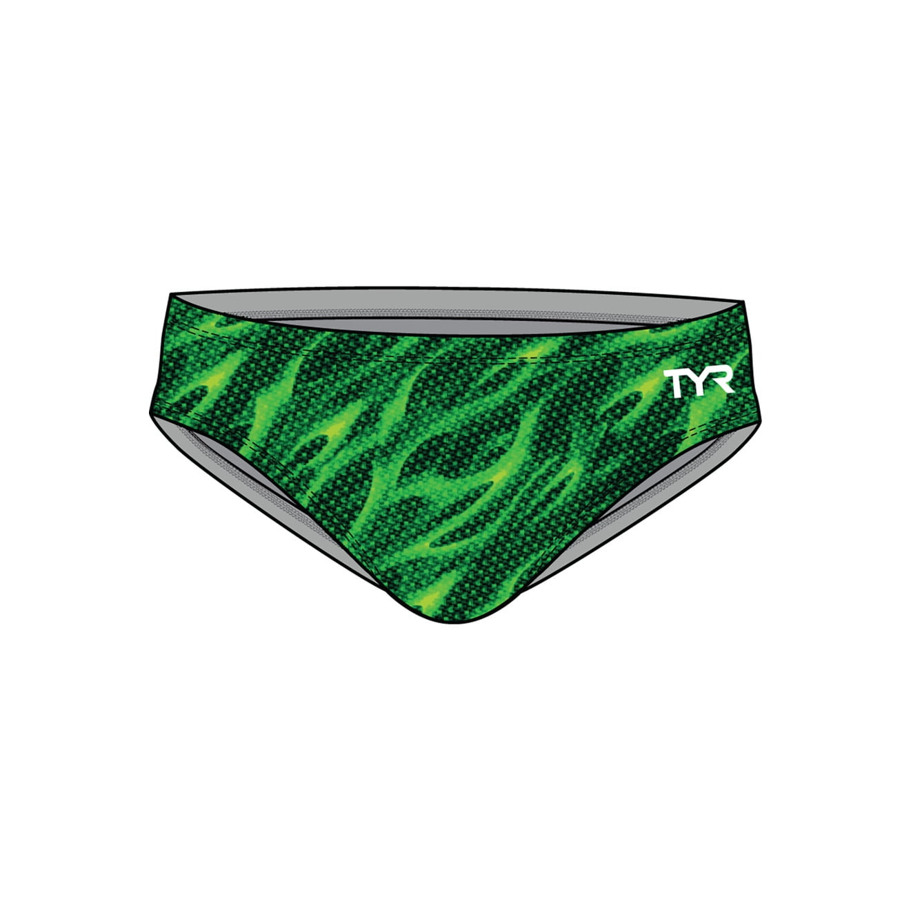 TYR Men's Reaper Racer Swim Brief - Walmart.com