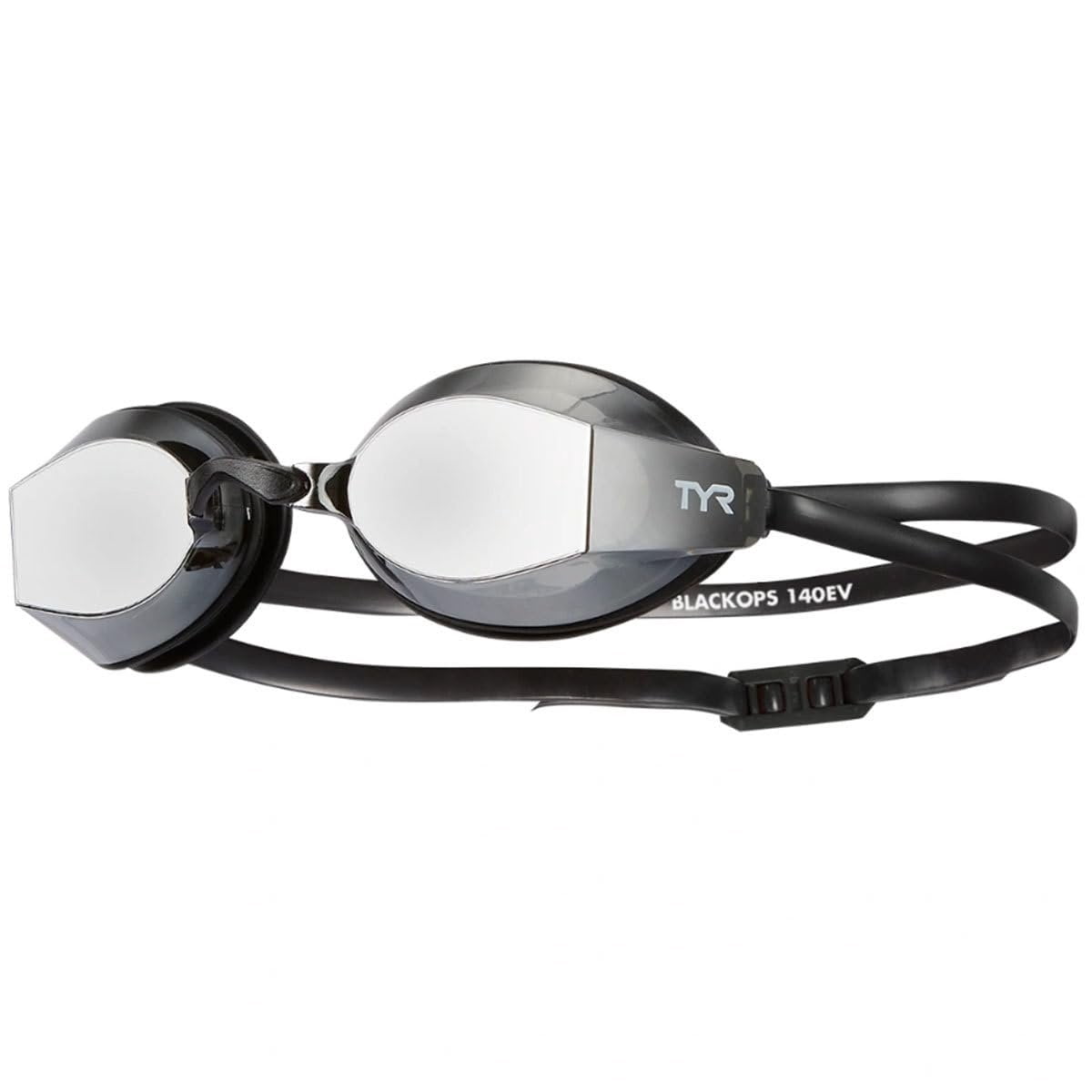 TYR Black Ops Mirrored Adult Fit Goggle - Silver/Black - Walmart.com