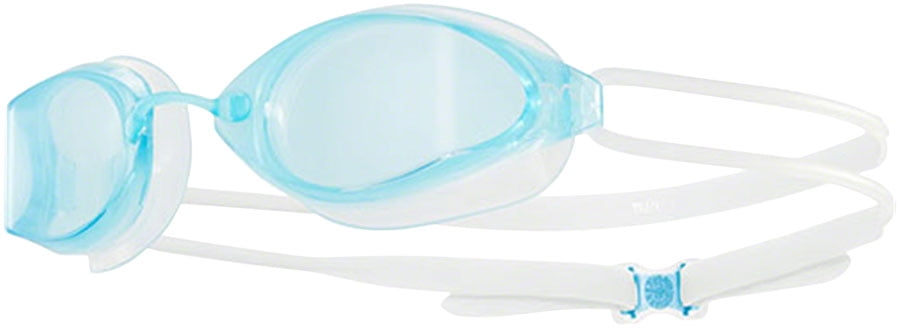 TYR Tracer X Racing Goggle: Clear Frame/Clear Gasket/Blue Lens ...
