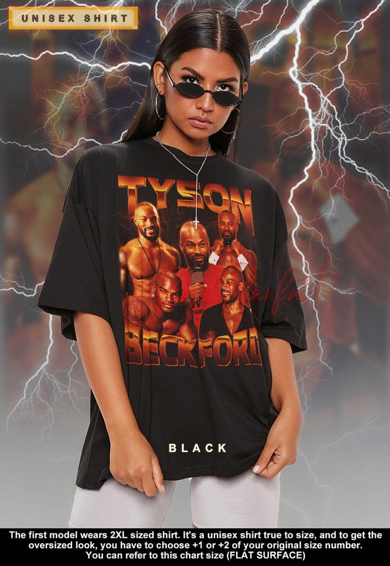 TYSON BECKFORD Retro T-shirt - Tyson Beckford Homage Tee, Tyson ...