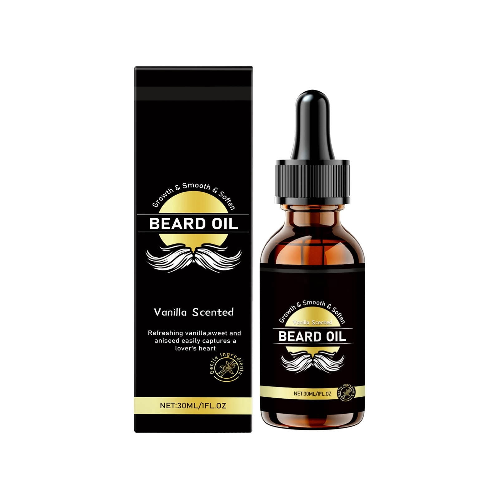 TYSPEASY Portable Men's Beard Care Oil Nourishes Moisturizes Softens ...