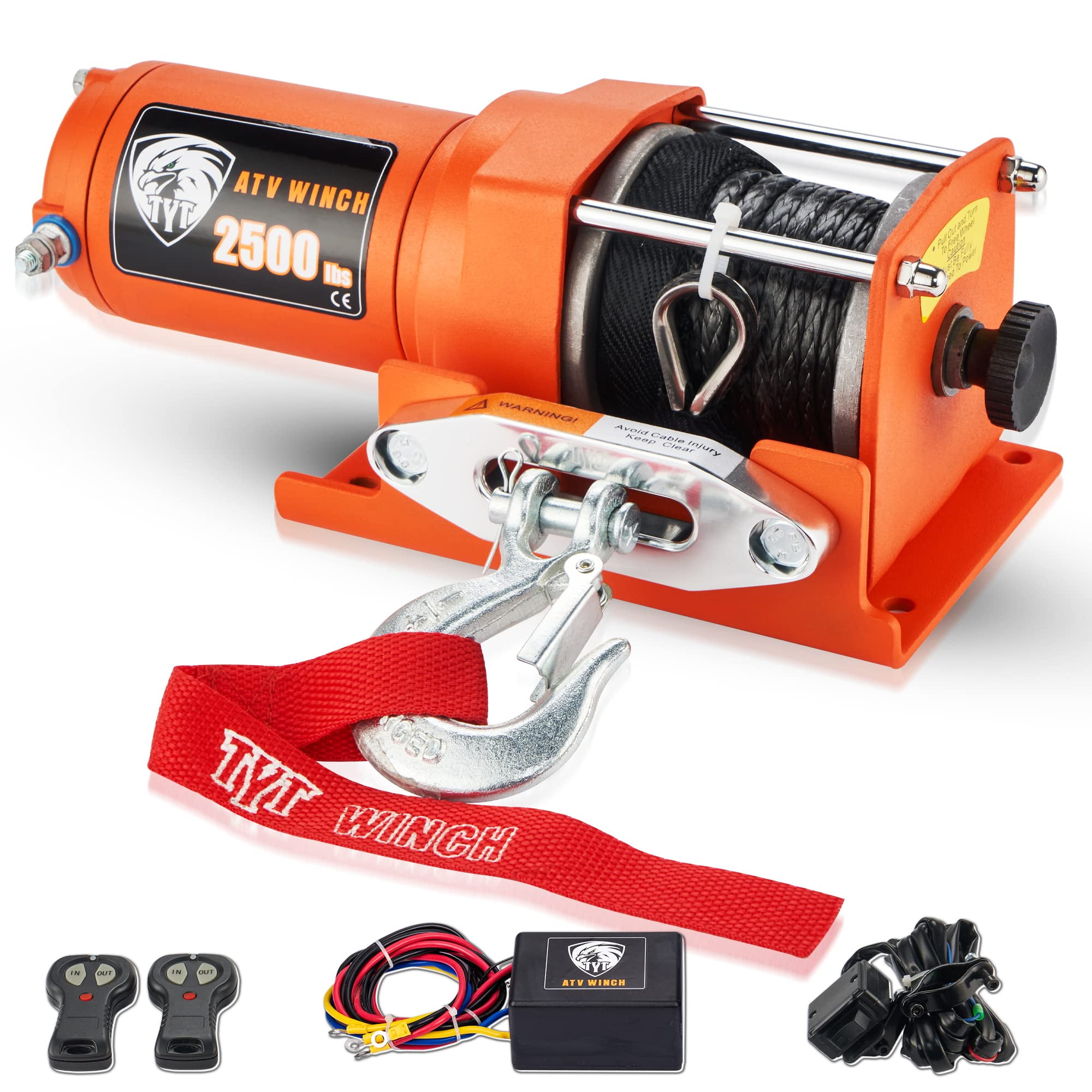Customer reviews for TYT 2500 lb. Advanced ATV/UTV Winch with Synthetic ...