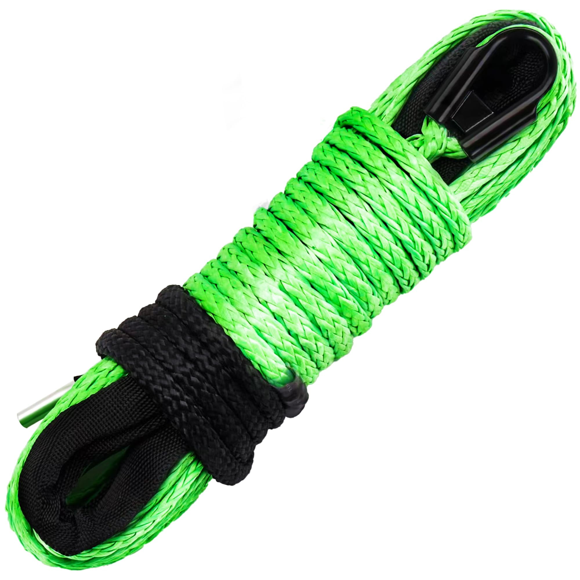 TYT Synthetic Winch Rope 3/16" x 50', 8500lb Winch Line Cable with ...