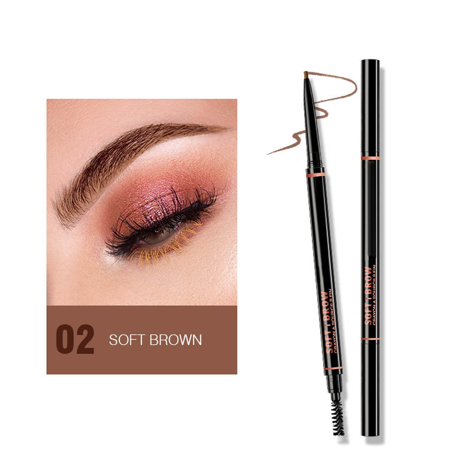 TYTSPEASY Double Ended Eyebrow Pencil And Long Lasting Automatic ...