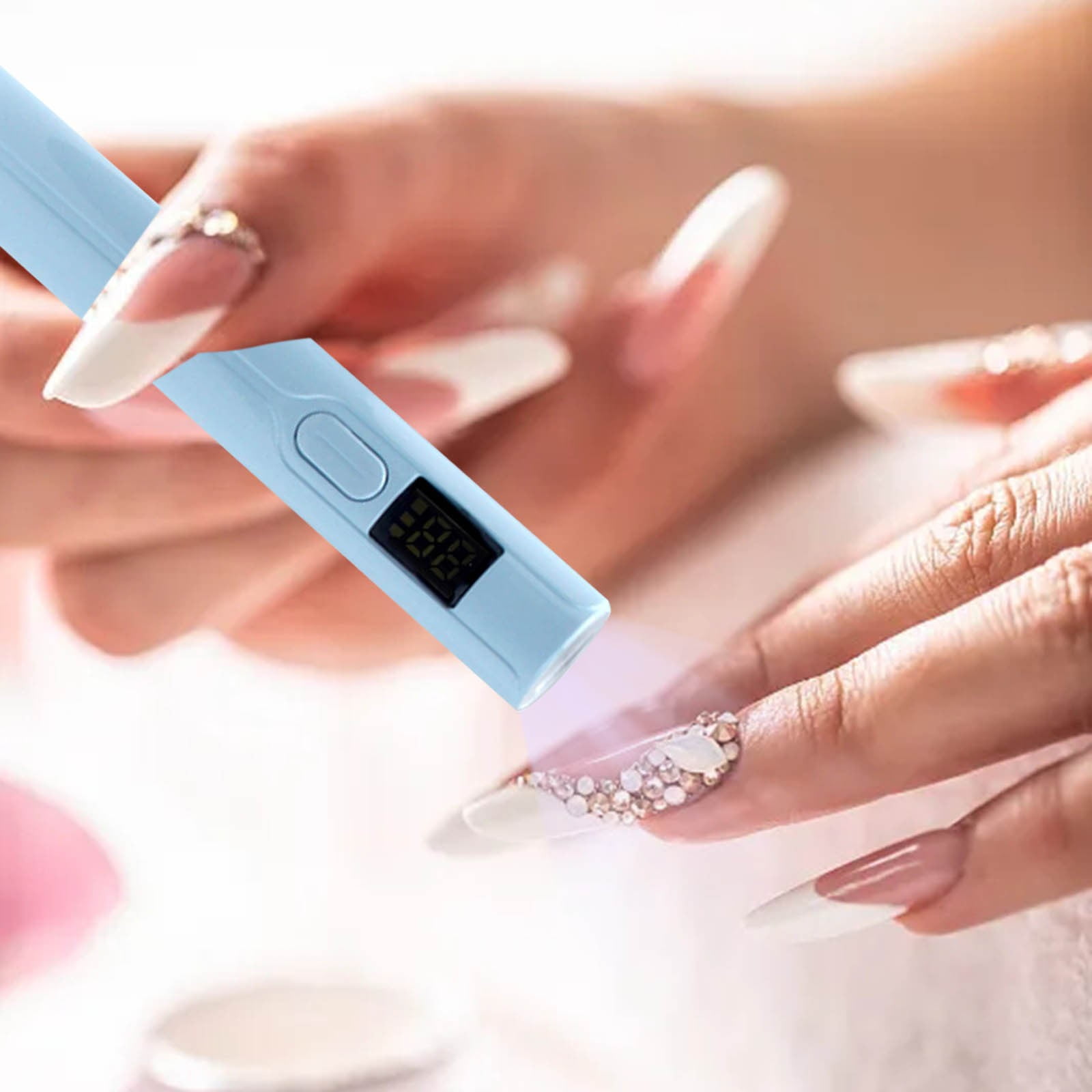 TYTSPEASY Mini Lamp For Gel Nails Handheld Light For Nails Portable LED ...