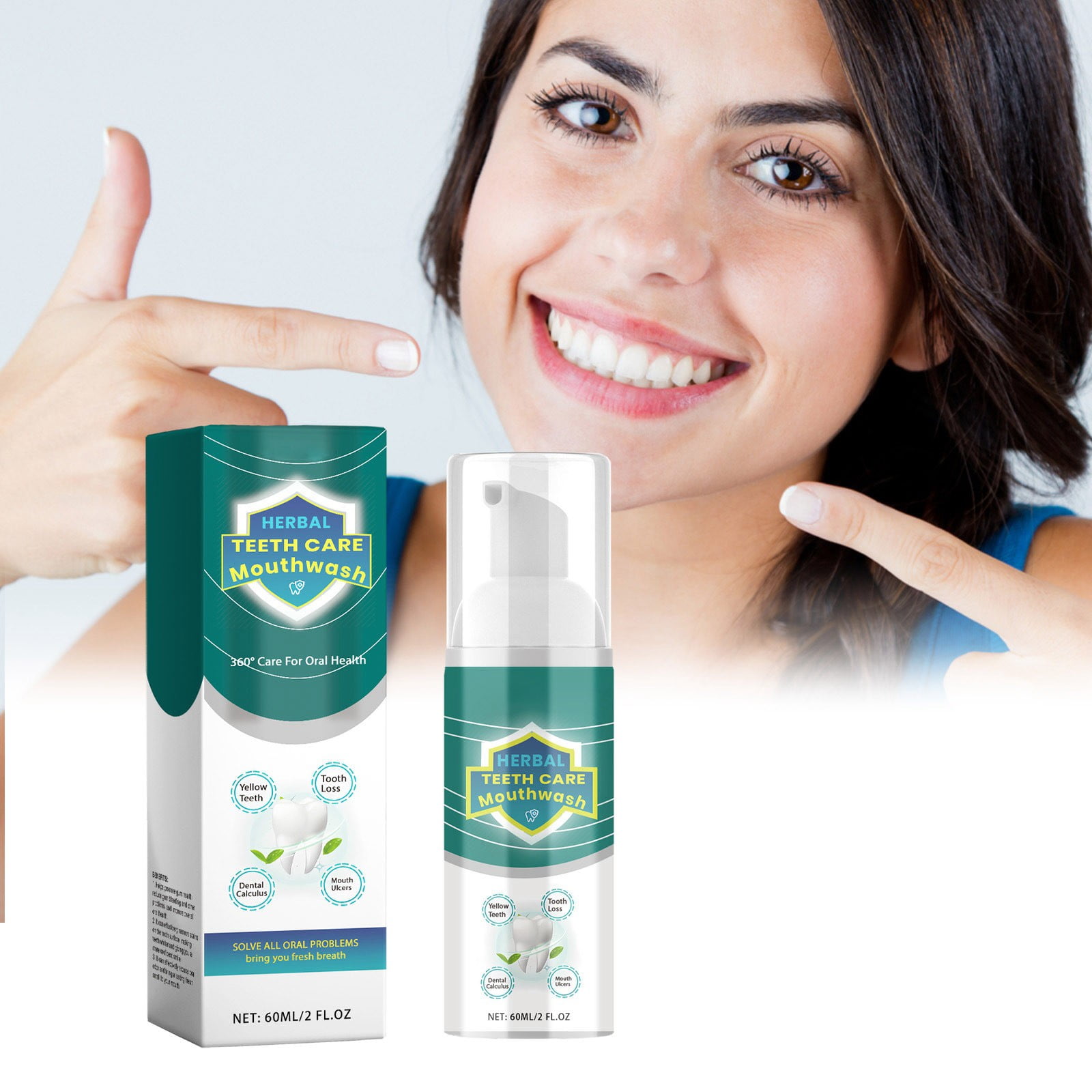 TYTSPEASY Oral Tooth Cleaning Clean Tooth Fresh Breath Foam Toothpaste ...