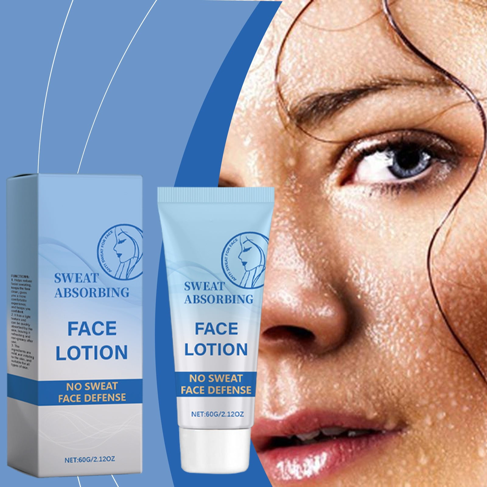 TYTSPEASY Sweat Absorbing Face Lotion Face Discourage Sweat ...