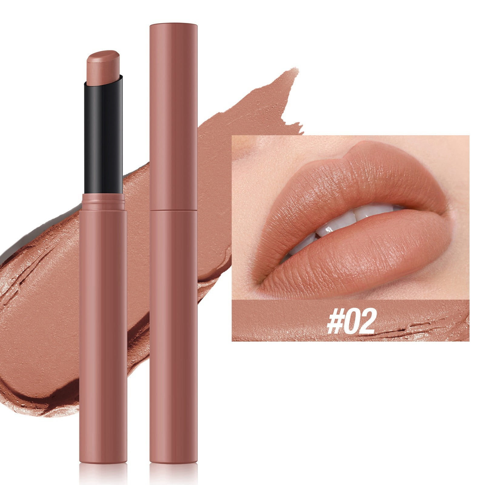 TYTSPEASY Twelve Color Lipstick Non Stick Velvet Lip Gloss Lip Gloss ...