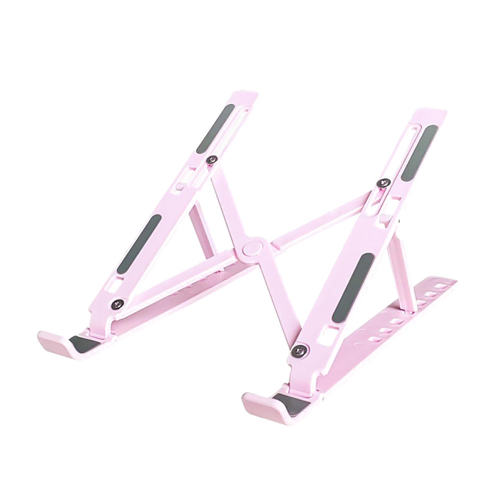 TYUAN 10 pcs Foldable Laptop Stand - Adjustable Height Portable Laptop ...