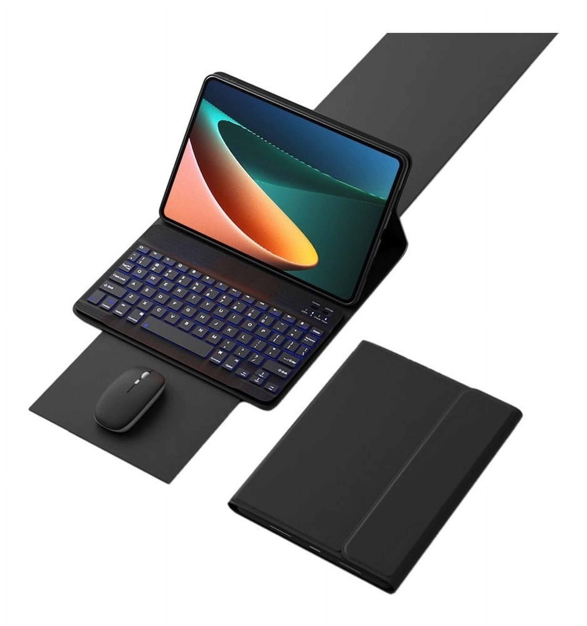 TYUAN Illuminated Keyboard Cover with Mouse for Galaxy Tab S7 FE 12.4 ...