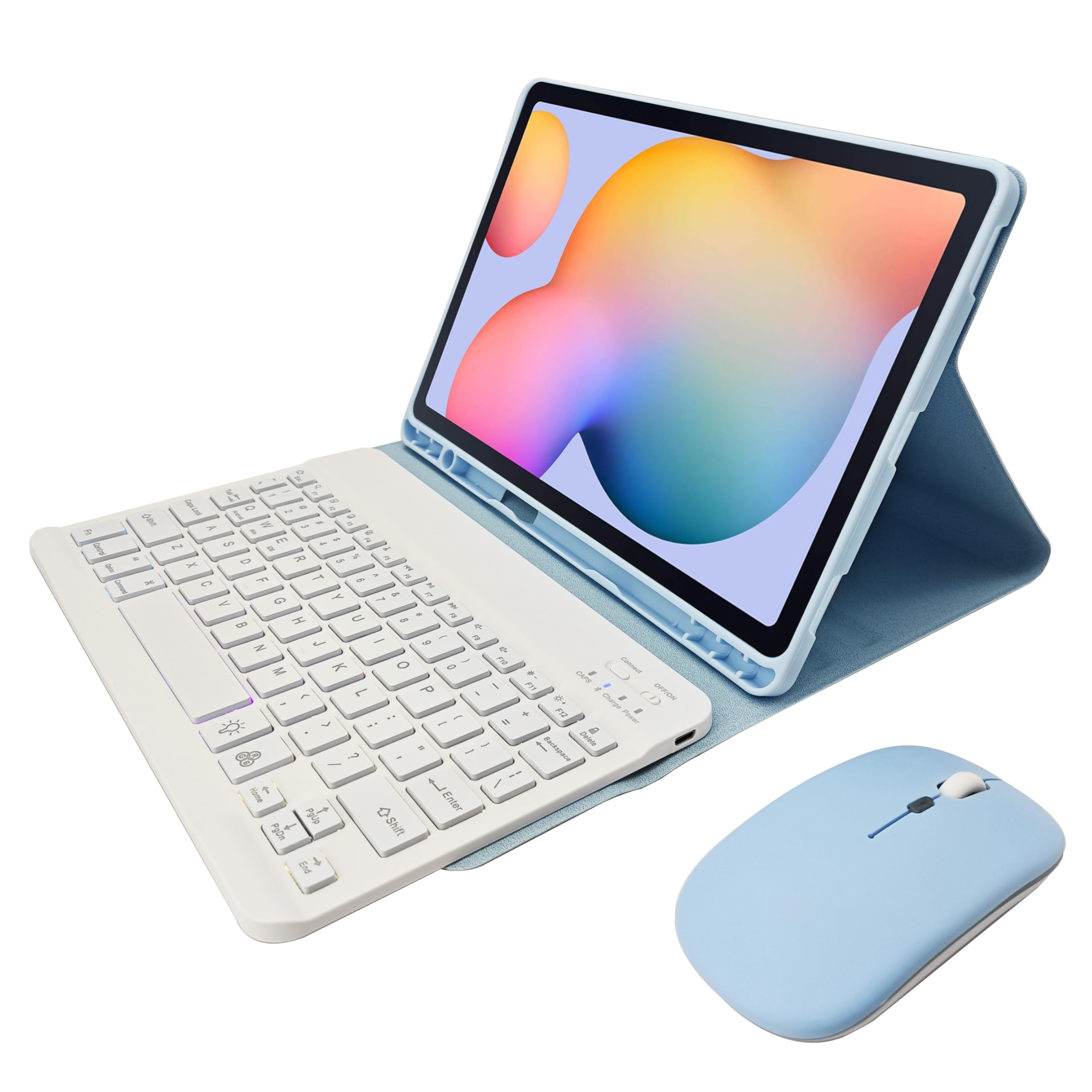 TYUAN Keyboard Case for Samsung Galaxy Tab S6 Lite 10.4 Inch 2024/2022 ...