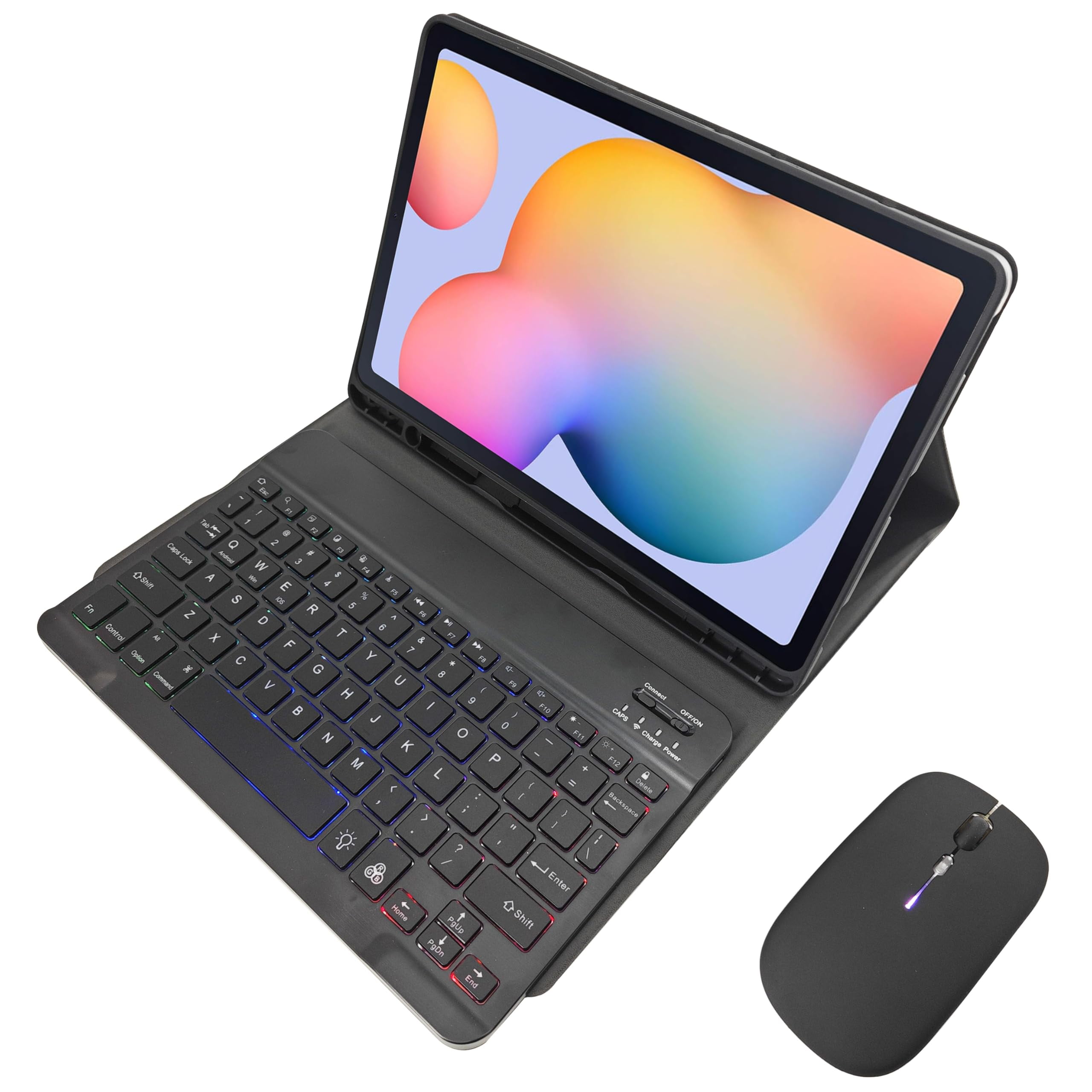 TYUAN Keyboard Case for Samsung Galaxy Tab S6 Lite 10.4 Inch 2024/2022 ...