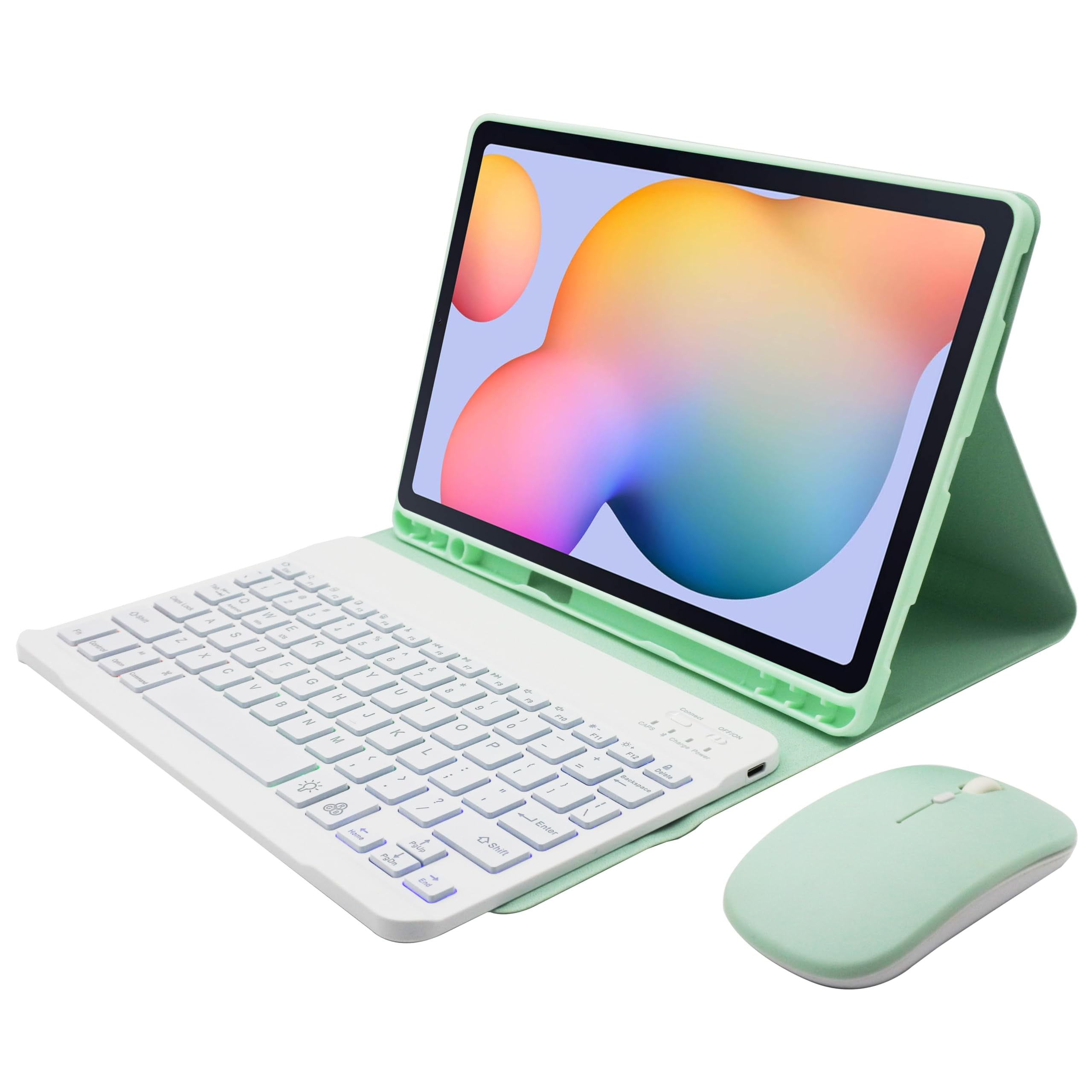 TYUAN Keyboard Case for Samsung Galaxy Tab S6 Lite 10.4 Inch 2024/2022 ...