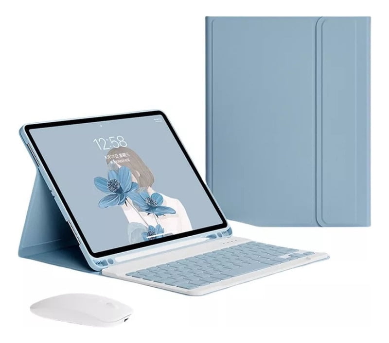 TYUAN Keyboard and Mouse Case for iPad Pro 13-inch M4 2024 - Stylish ...