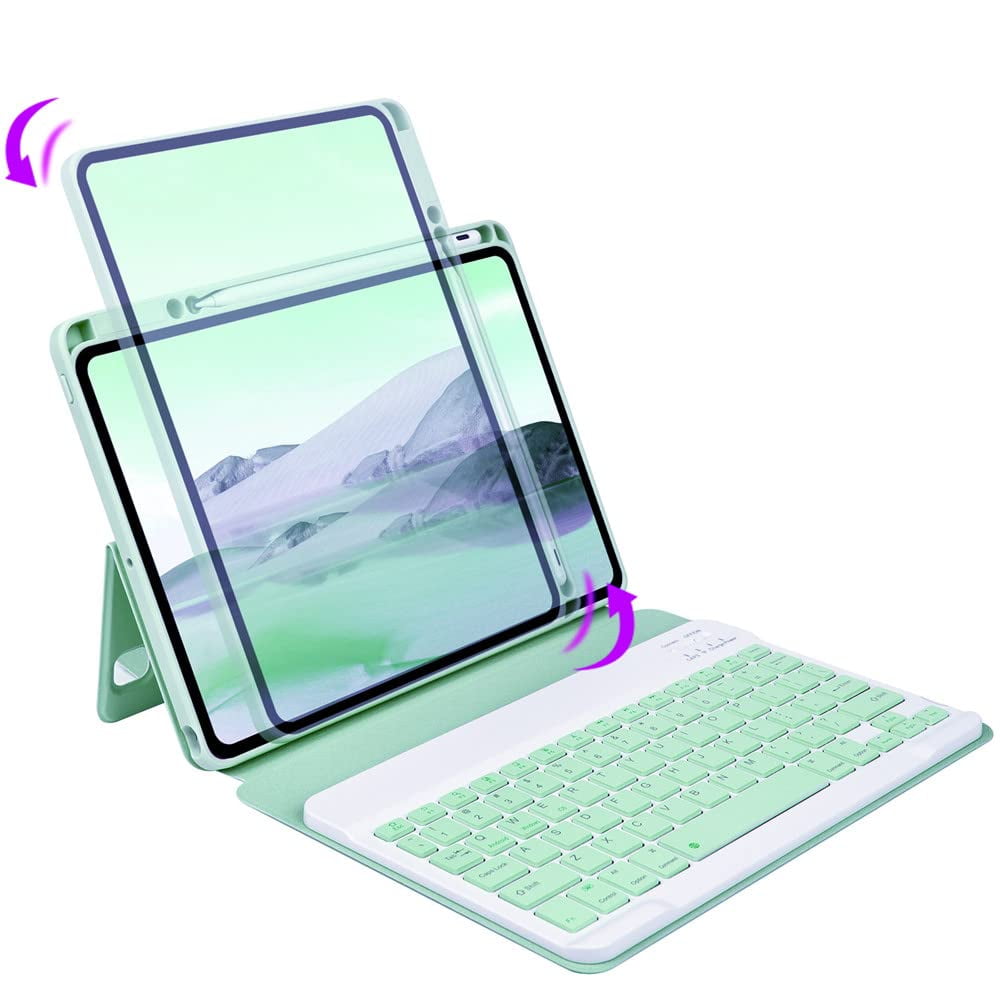 TYUAN Magnetic Rotating iPad 10.2" 9th/8th/7th Generation/Pro 10.5" Air ...